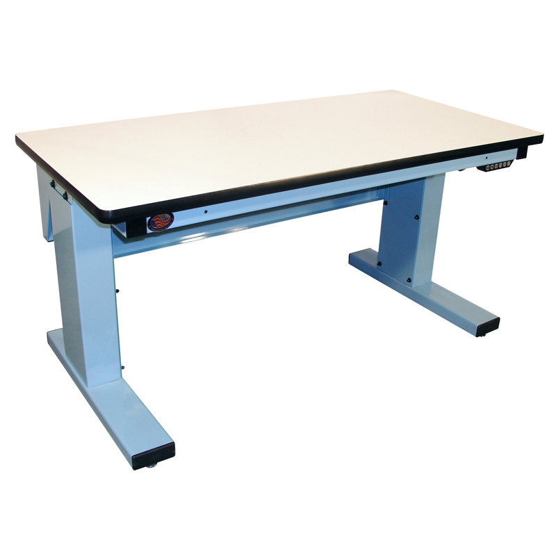 Pro-Line Workstation with Electric Adjustable Height Workbench | Wayfair