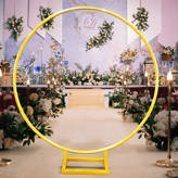 BTY Round Backdrop Stand Metal Circle Arch Frame | Wayfair