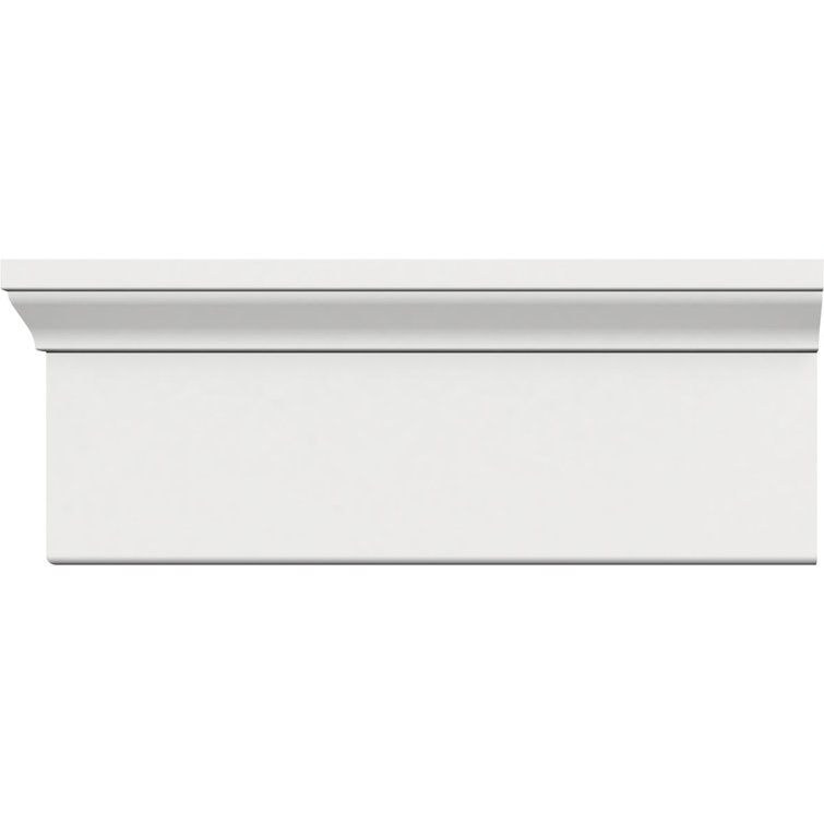 Ekena Millwork PVC Back Band Casing 4 1/2"H x 96"W x 1 1/4"D Moulding ...