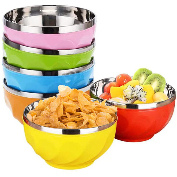 All For U Inc Stainless Steel 6 Piece Mixing Bowl Set | Wayfair