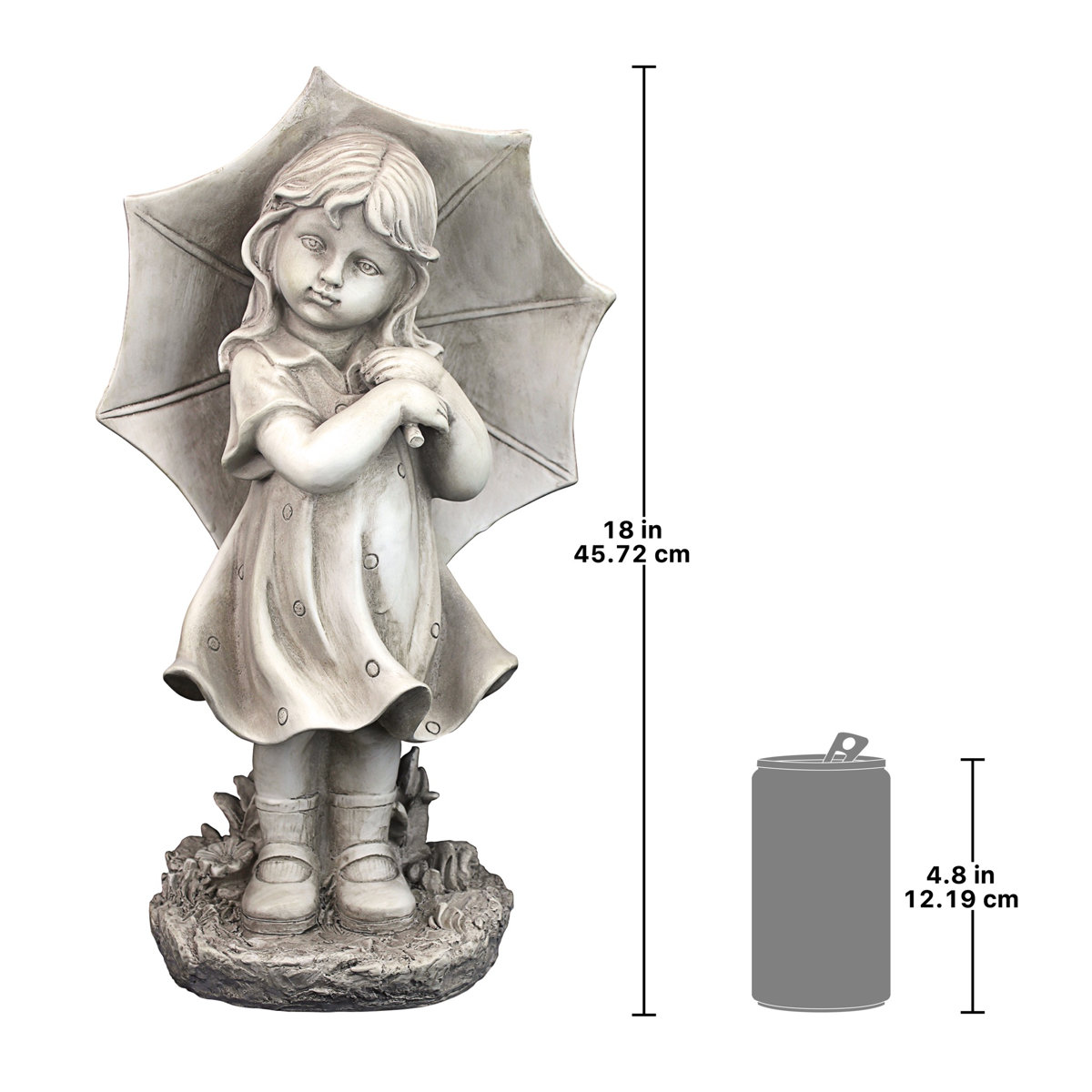 Design Toscano Sun Shower Susanna Umbrella Girl Statue & Reviews | Wayfair