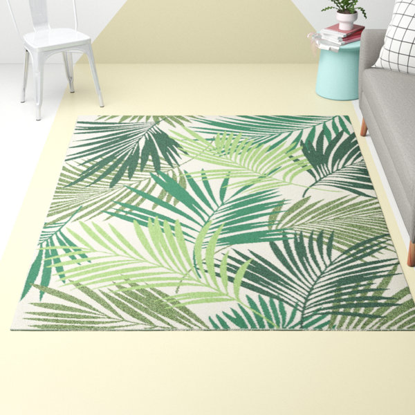 Hashtag Home Annex Green/Cream Rug & Reviews | Wayfair.co.uk