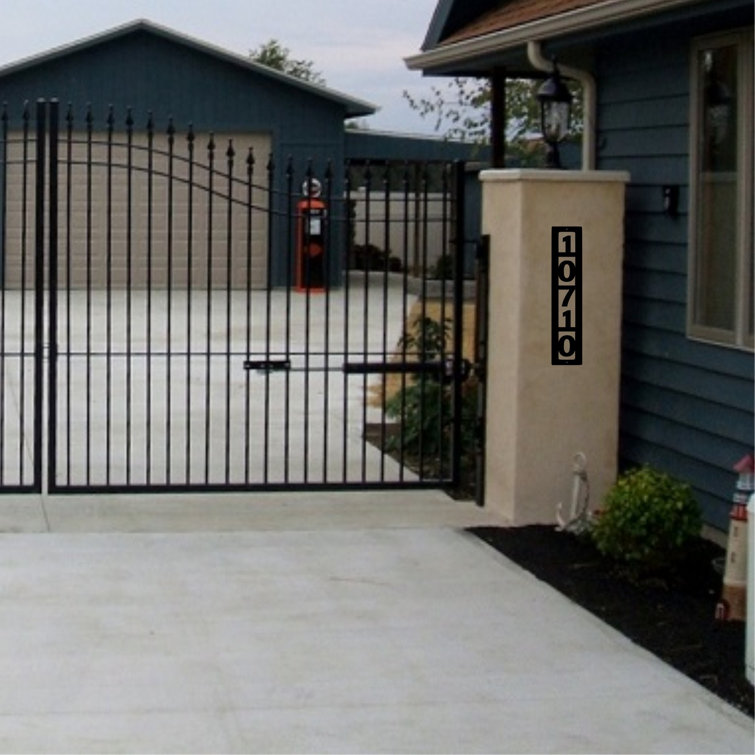 Sea Biscuit Metal Designs Vertical Address Sign Wall Decor & Reviews ...