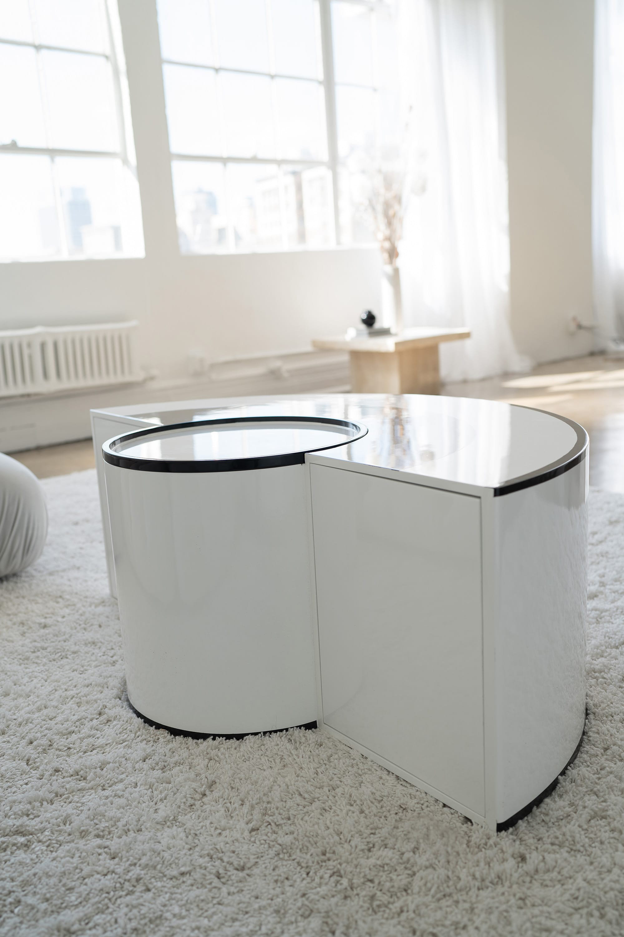 Bezier Home "half Moon Bay" Semi-circular Post Modern Statement Coffee ...