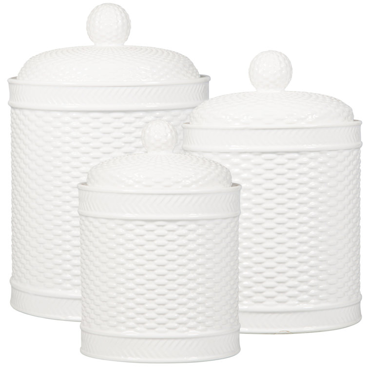 Wrought Studio 3 Piece Kitchen Canister Set & Reviews | Wayfair