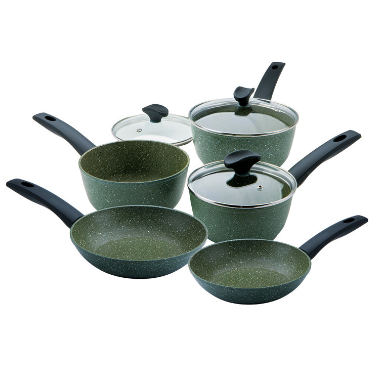 Prestige Eco 5 piece Aluminium Plant based NonStick Induction Cookware ...