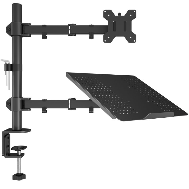 Symple Stuff Monitor Swivel Adjustable Laptop Stand | Wayfair.co.uk