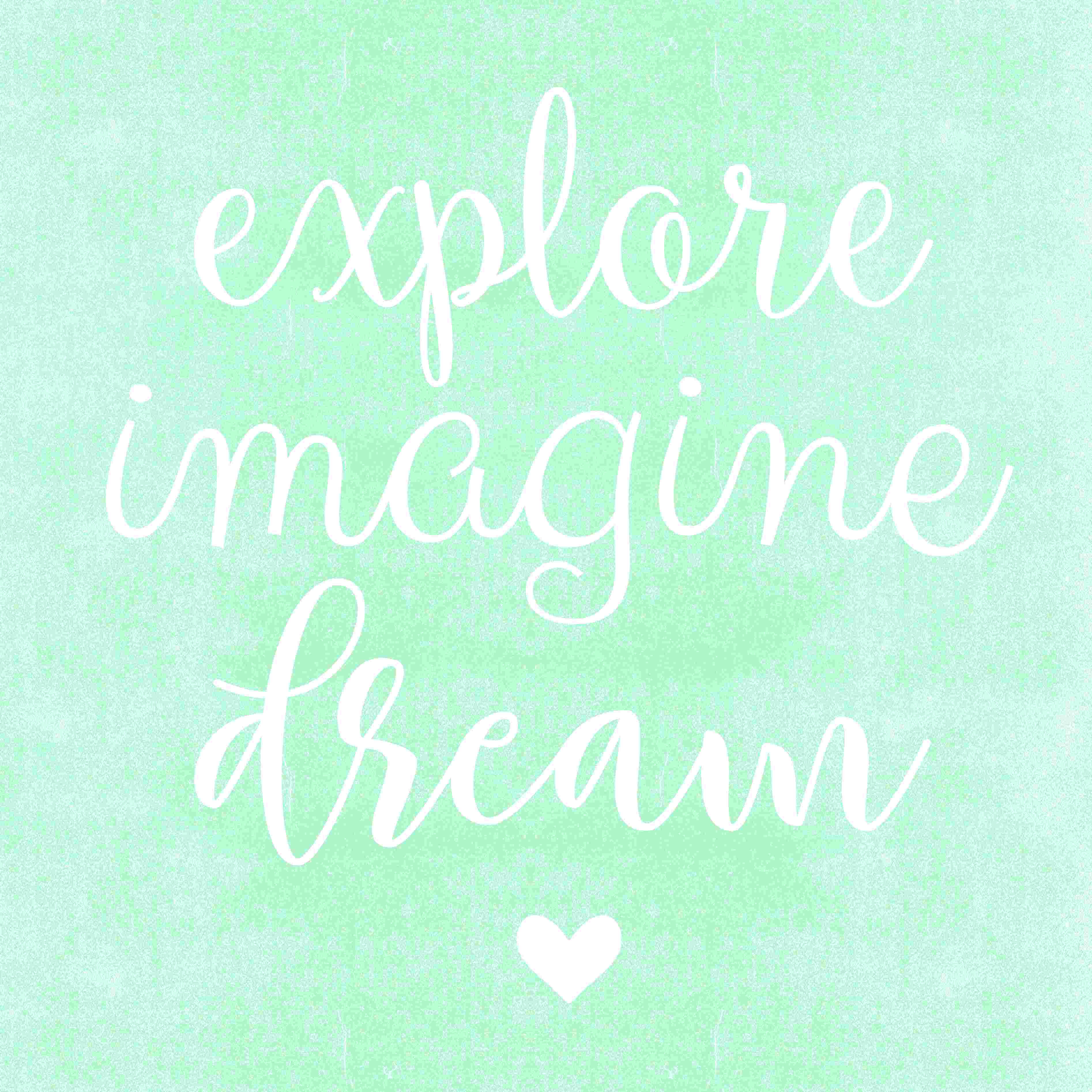Trinx Explore Imagine Dream Rectangle - Wrapped Canvas Print | Wayfair