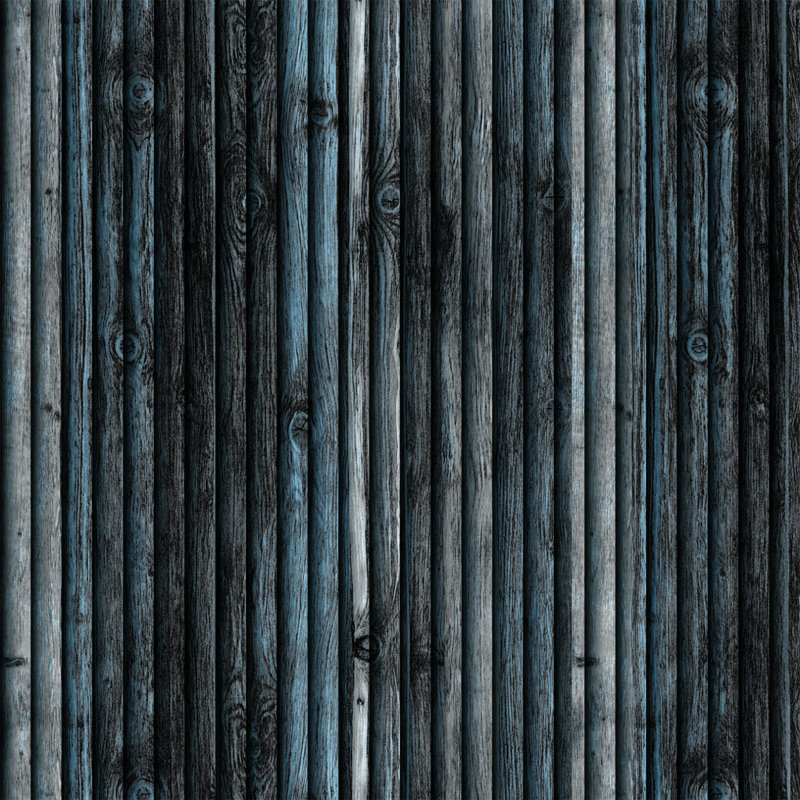 Dundee Deco Charcoal, Blue, Beige Faux Wood 3D Wall Panel, Peel And ...