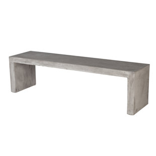 Wayfair | Cast Stone & Concrete Outdoor Benches You'll Love in 2023