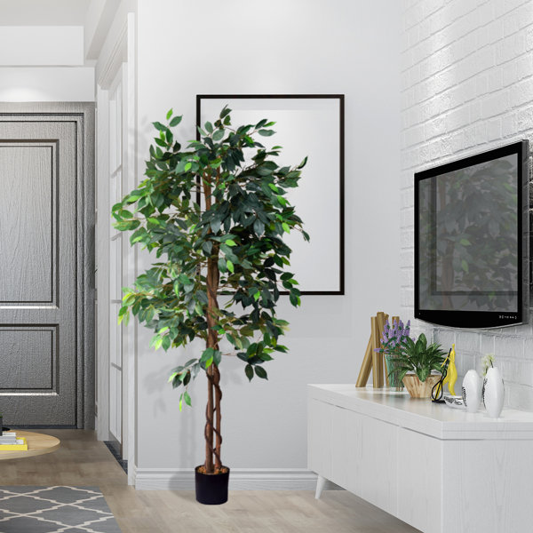 Faux-indoor-trees | Wayfair