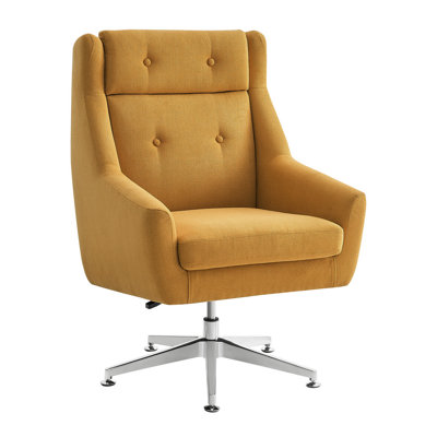 Swivel Yellow Accent Chairs You'll Love in 2020 | Wayfair