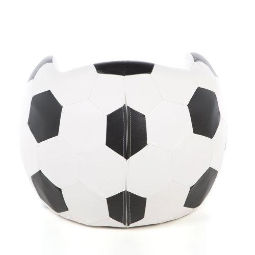 Zoomie Kids Irving Soccer Ball Kids Novelty Chair and Ottoman & Reviews ...