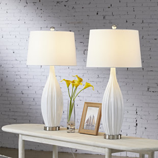 Wayfair | Tall White Table Lamps You'll Love in 2022