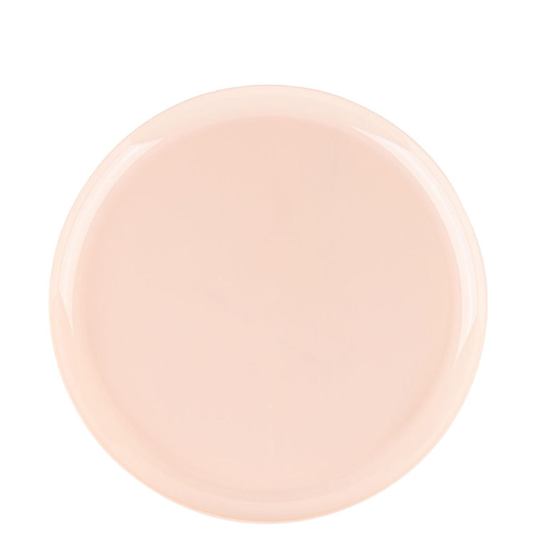 EcoQuality Disposable Round Plastic Plates Edge Collection 100 Guests ...