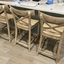 Sand & Stable Eugley Solid Wood Bar & Counter Stool & Reviews | Wayfair