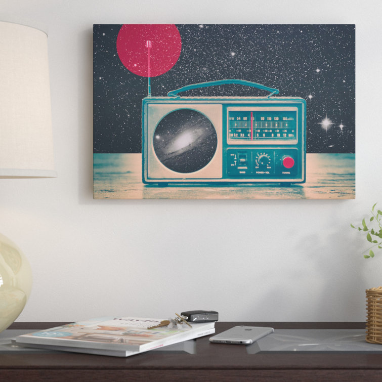 East Urban Home Space Radio by Victor Vercesi - Gallery-Wrapped Canvas ...