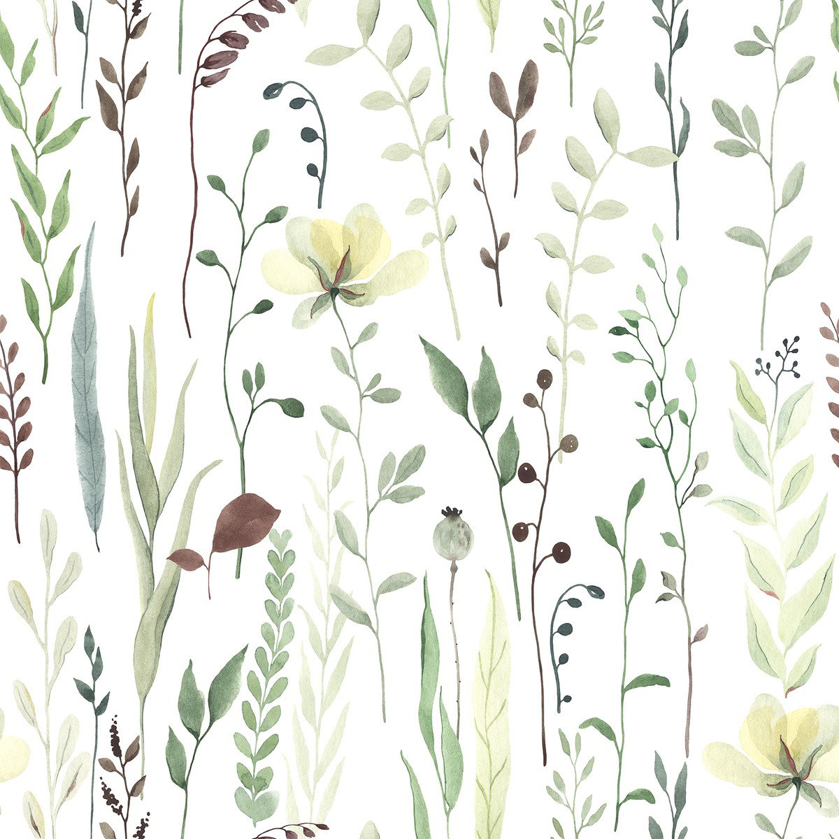 Red Barrel Studio® Wildflowers Wallpaper Floral Wallpaper | Wayfair