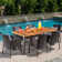 Bay Isle Home Delmar Round 6 - Person 69'' Long Dining Set & Reviews ...