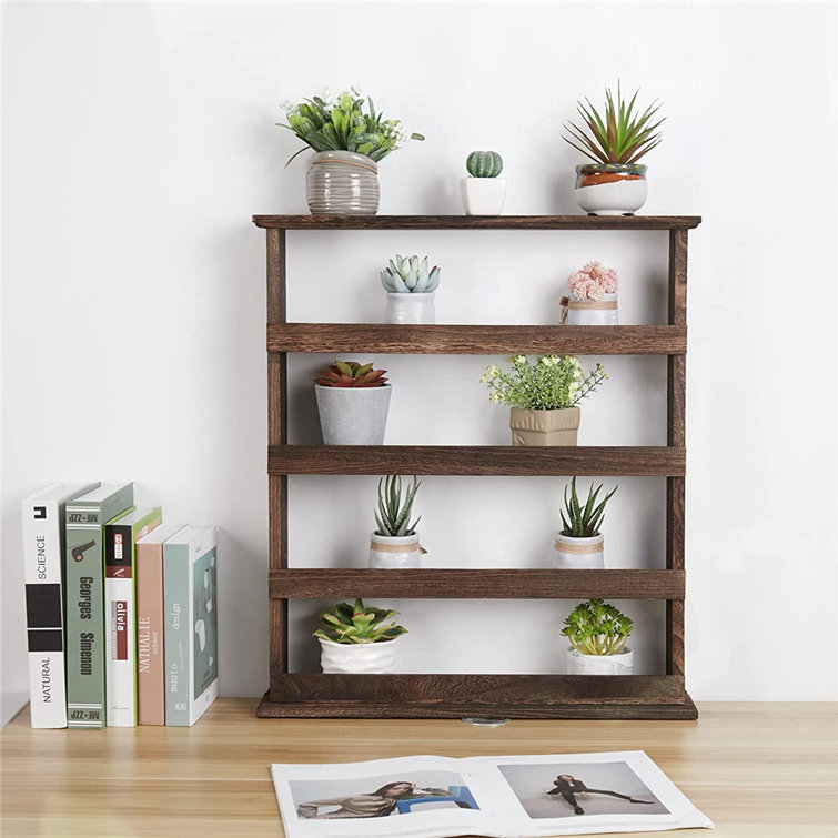 Union Rustic Isobella 4 Piece Paulownia Solid Wood Floating Shelf ...