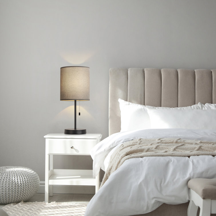 Latitude Run® Modern Desk Lamps Pull Chain Nightstand Table Lamp | Wayfair
