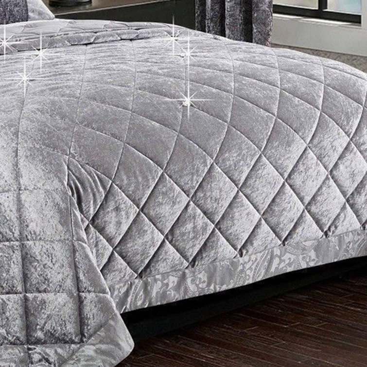 Mercer41 Silver Bedspread & Reviews | Wayfair.co.uk