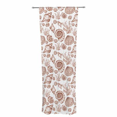 Seashell Curtains | Wayfair