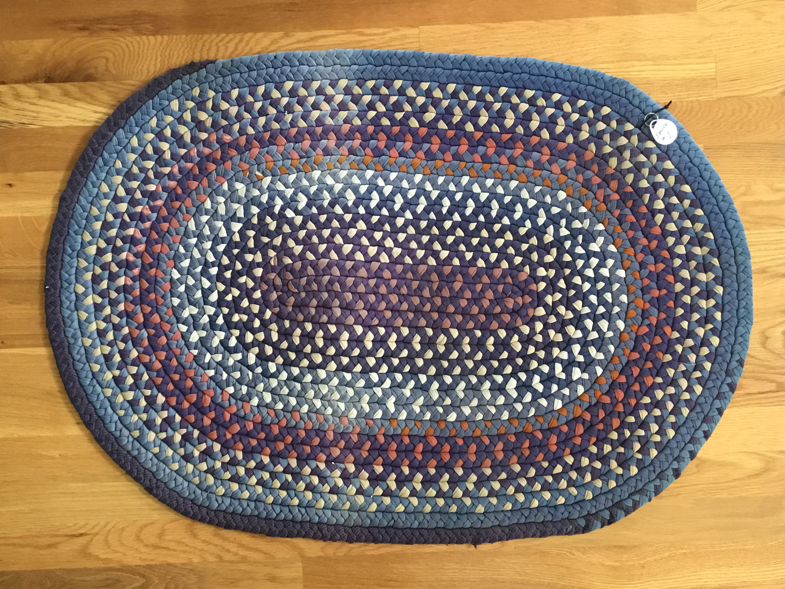 August Grove® Oval Kenshaw Hand Braided Gray Area Rug | Wayfair