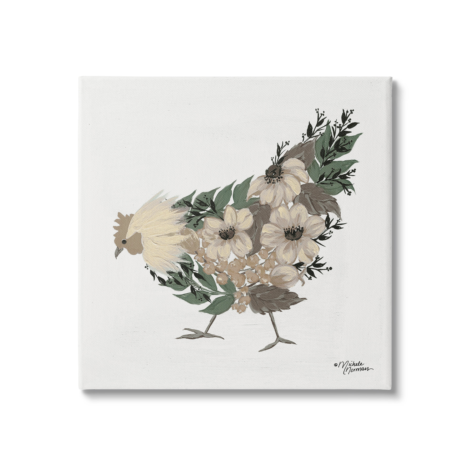 Ebern Designs Floral Design Chicken Farm Arrangement by Michele Norman ...