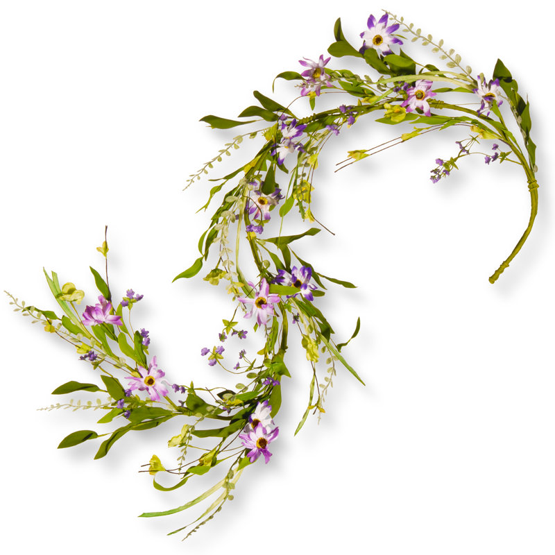 National Tree Co. 5 ft. Spring Flower Garland & Reviews | Wayfair