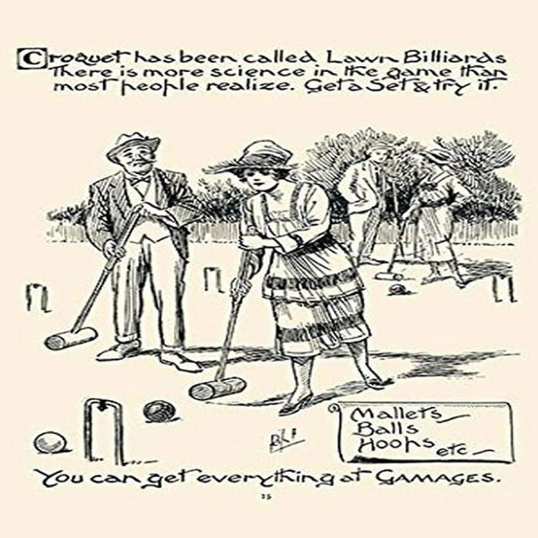 Red Barrel Studio® Croquet Gallery Wrapped Canvas Print, 32" X 48 ...