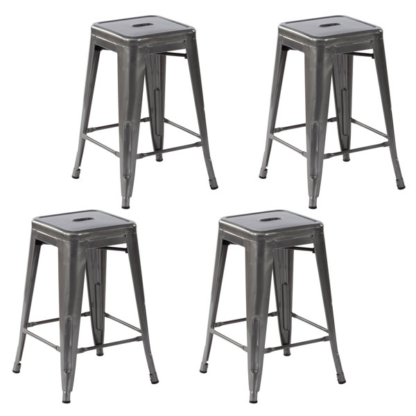 Metal-backless-stool | Wayfair