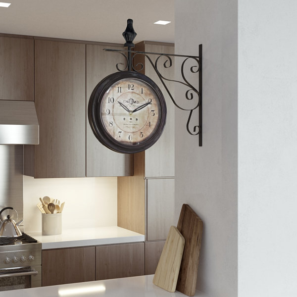 Darby Home Co Metal Wall Clock & Reviews | Wayfair