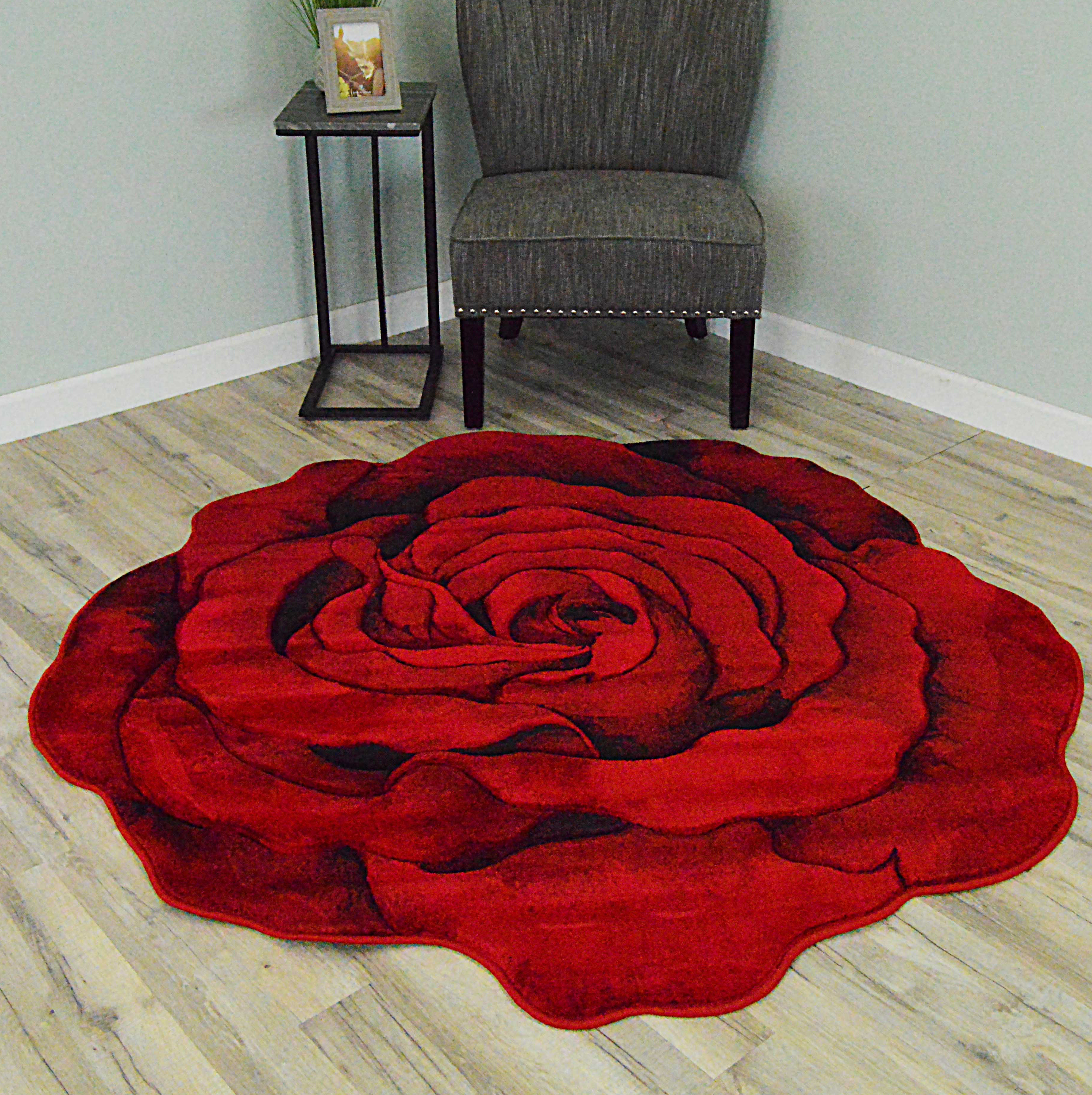 Winston Porter Baseeth Power Loom Performance Red Rug & Reviews | Wayfair