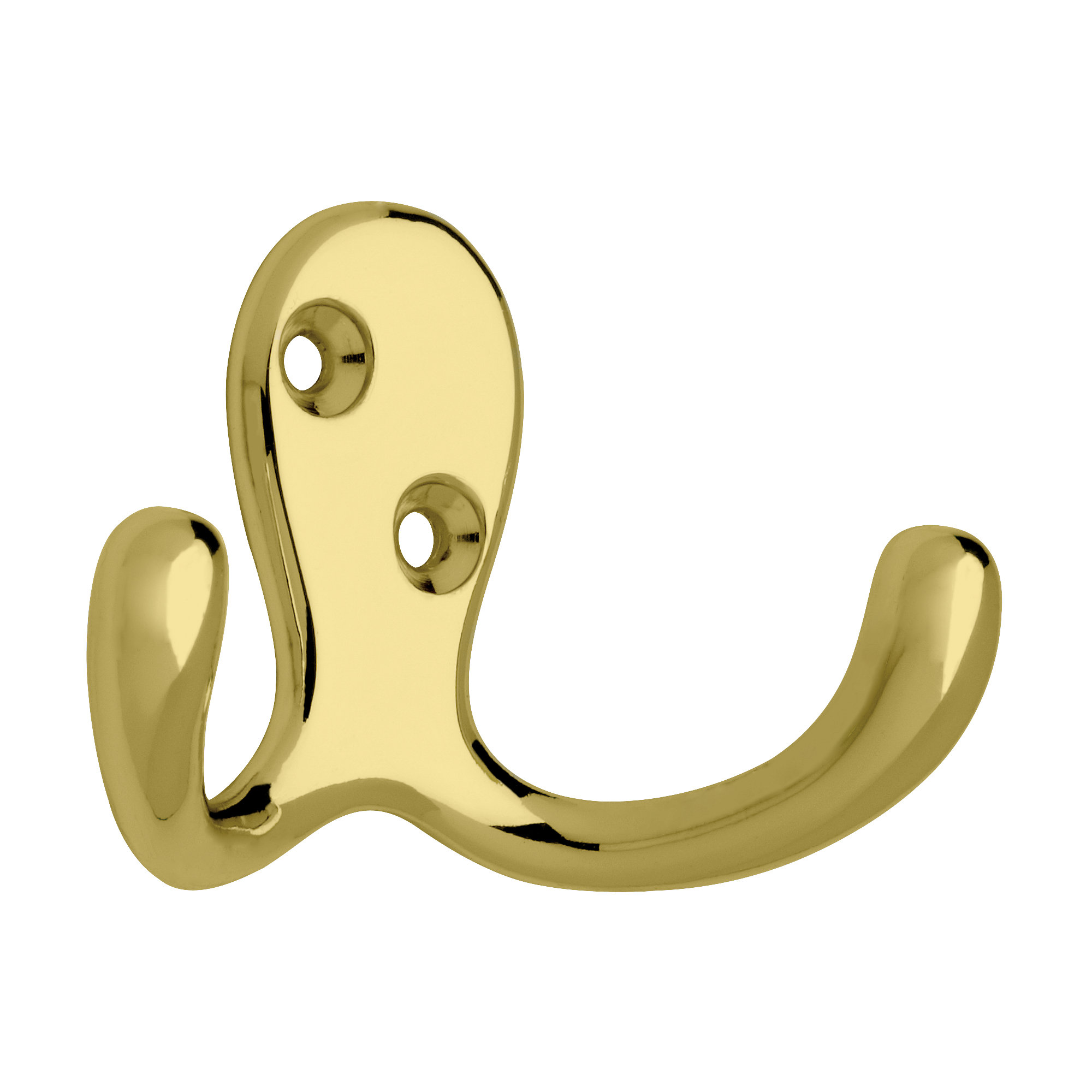 Franklin Brass Wall Mounted Decorative Double Prong Robe Hook & Reviews ...