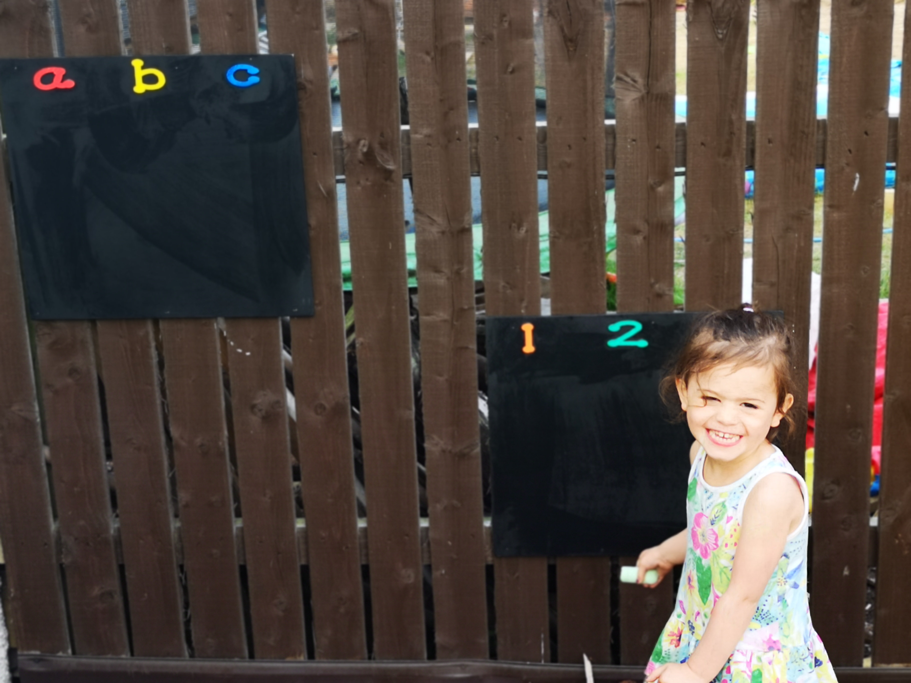 Harriet Bee 2 Piece 123 and ABC Wall Mounted Chalkboard Set | Wayfair.co.uk