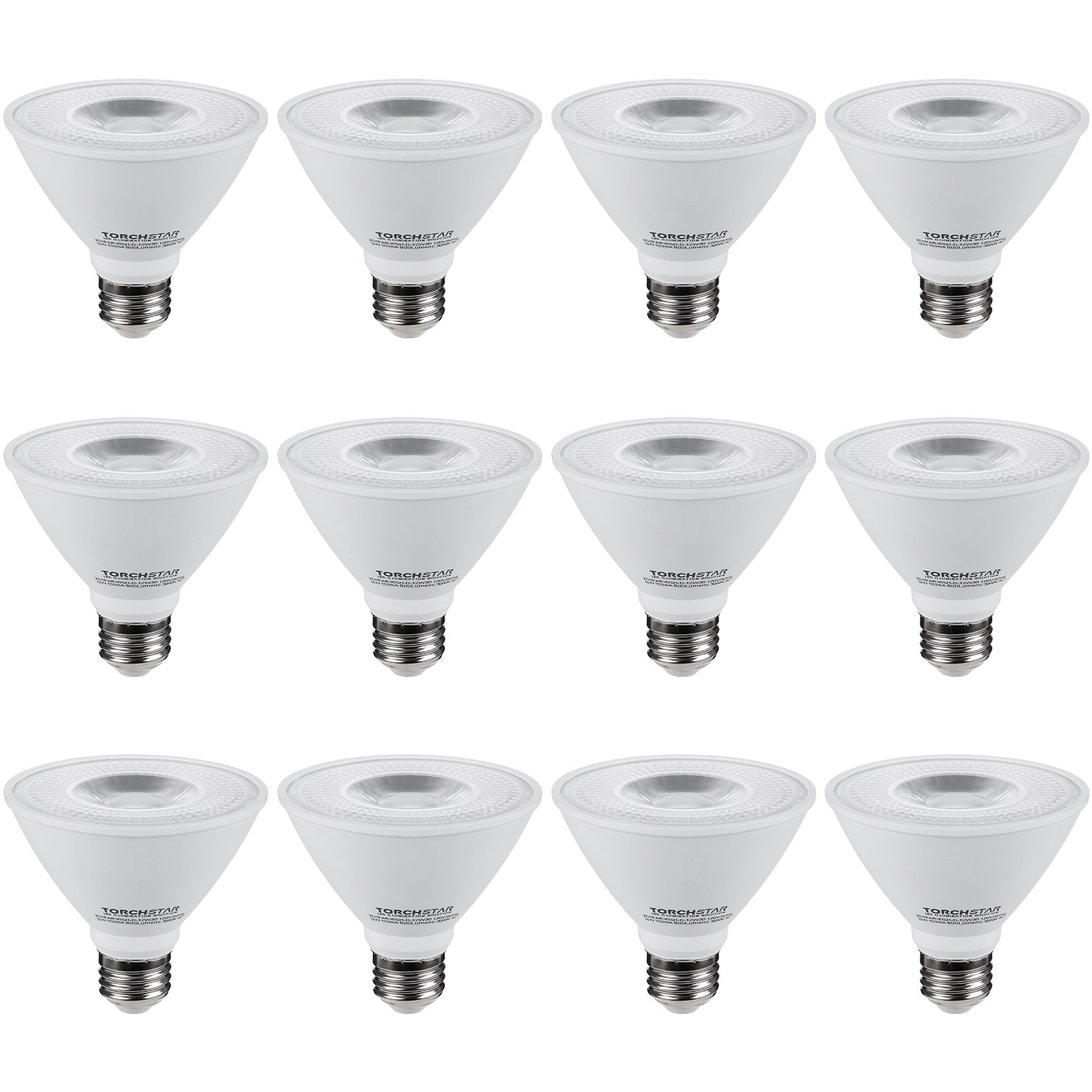 TORCHSTAR PAR30 LED Light Bulb Dimmable Directional& Spotlight 8W (75W ...