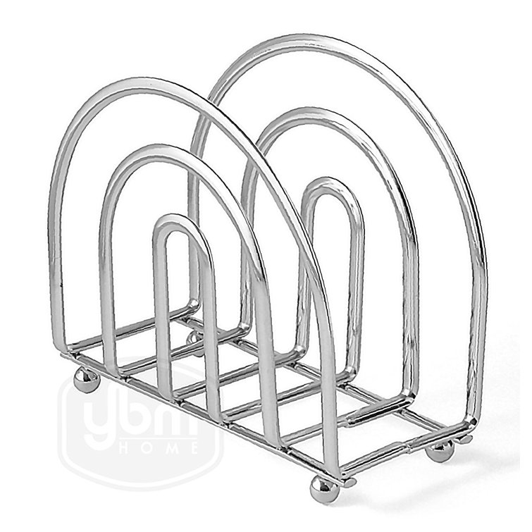 Rebrilliant Wire Kitchen Countertop Table Standing Napkin Holder ...