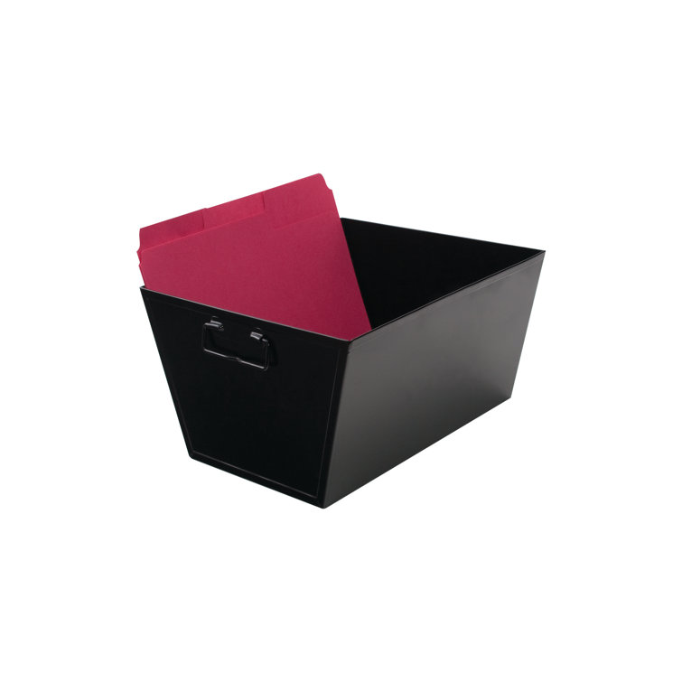 ADVANTUS CORPORATION Steel File Bin- Letter Size File Box | Wayfair