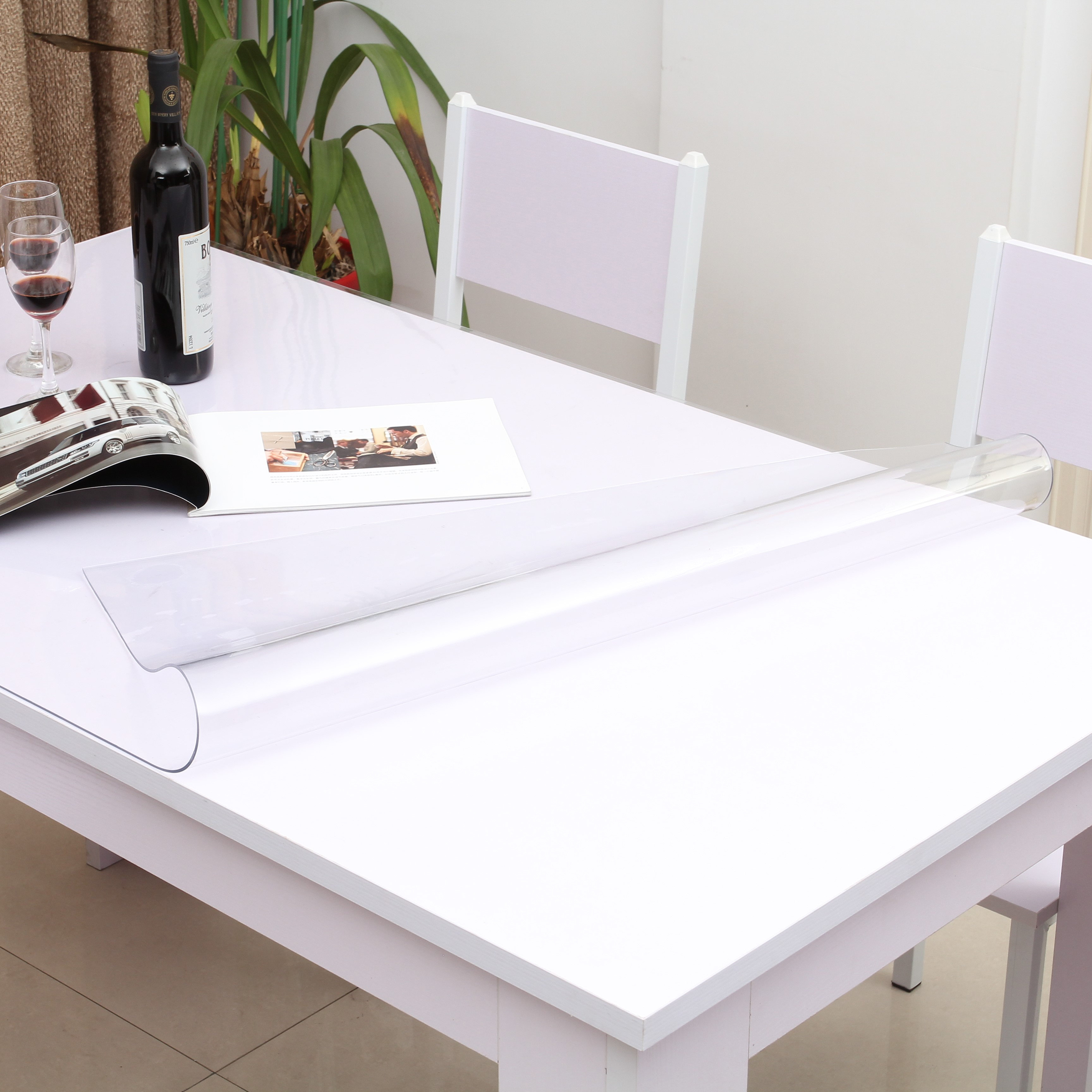 Restaurantware Rectangular Plastic / Vinyl Table Protector & Reviews ...