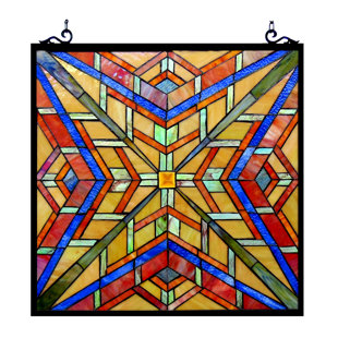 Square Shaped Stained Glass Panels You'll Love | Wayfair