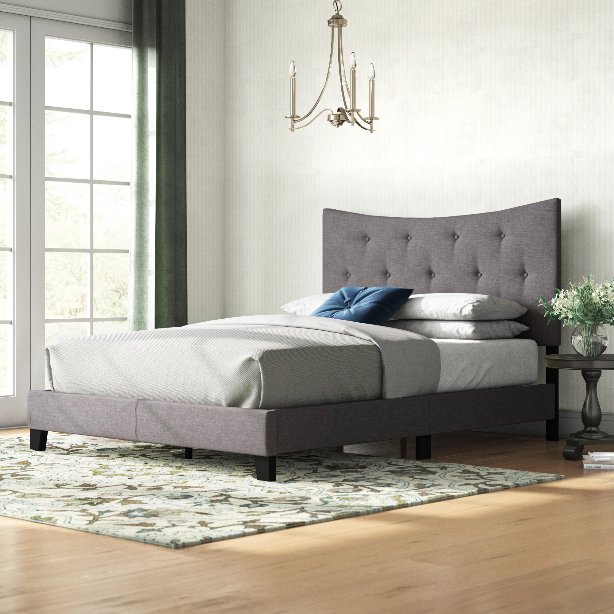 Winston Porter Marjorie Upholstered Bed & Reviews | Wayfair