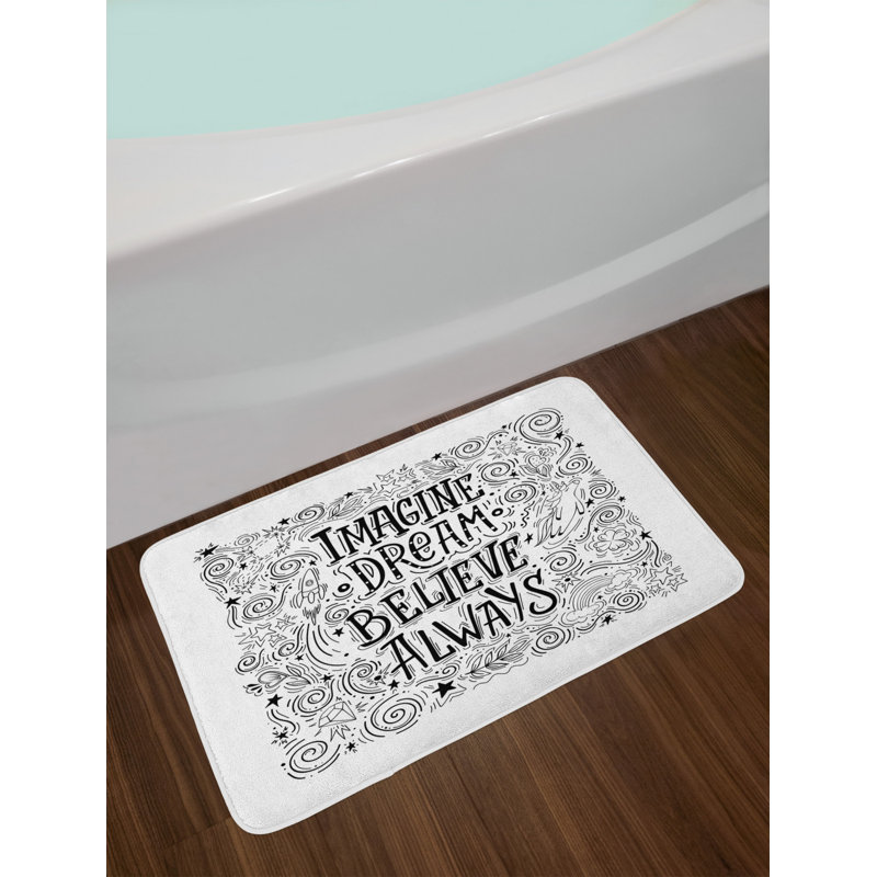 East Urban Home Saying Bath Rug | Wayfair
