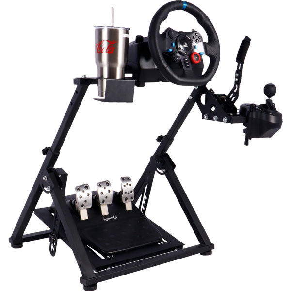 Anman Racing Wheel Stand, Adjustable Foldable Steering Wheel Stand ...