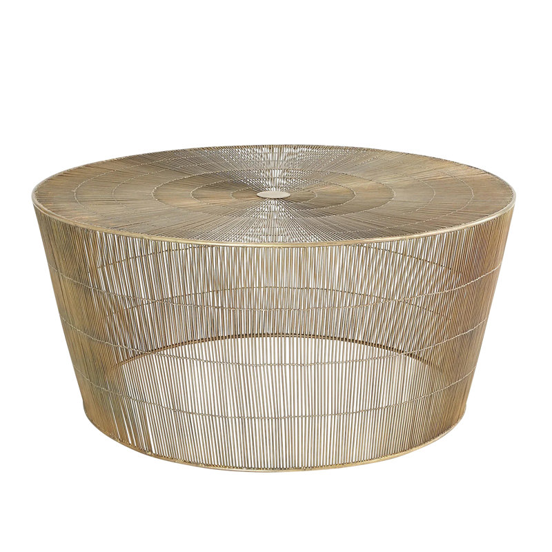 Studio A Radiance Coffee Table-Antique Brass | Perigold