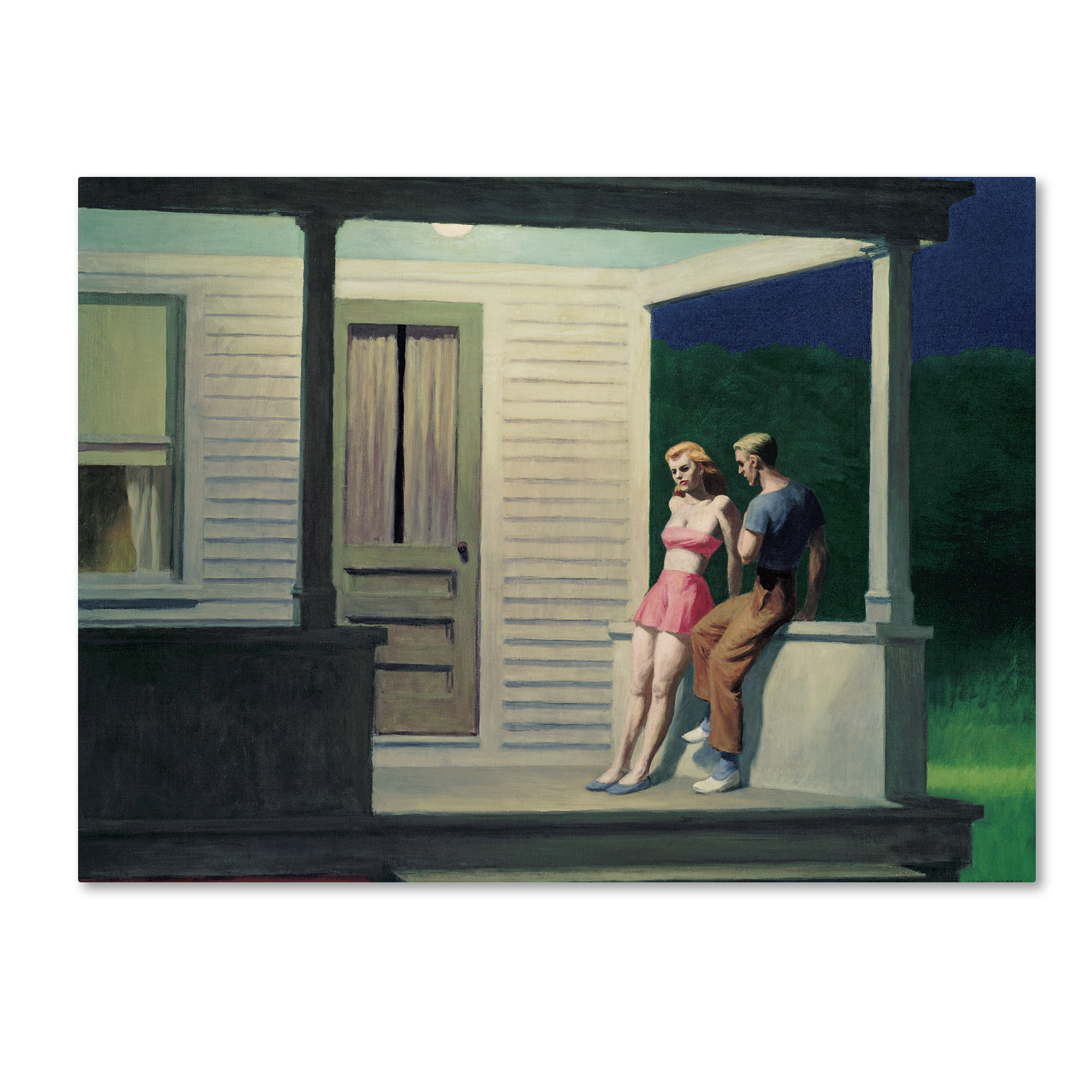 Vault W Artwork Edward Hopper Summer Evening by Edward Hopper - Print ...