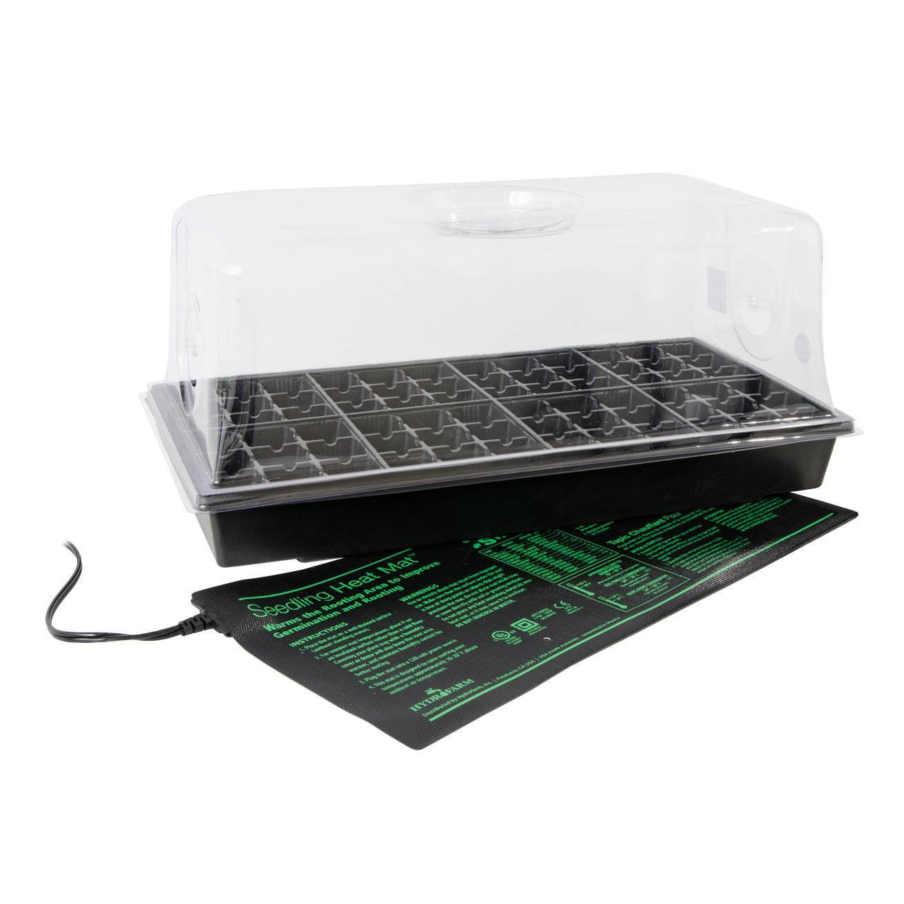 Hydrofarm Jump Start CK64050 Germination Station With Heat Mat, Tray ...