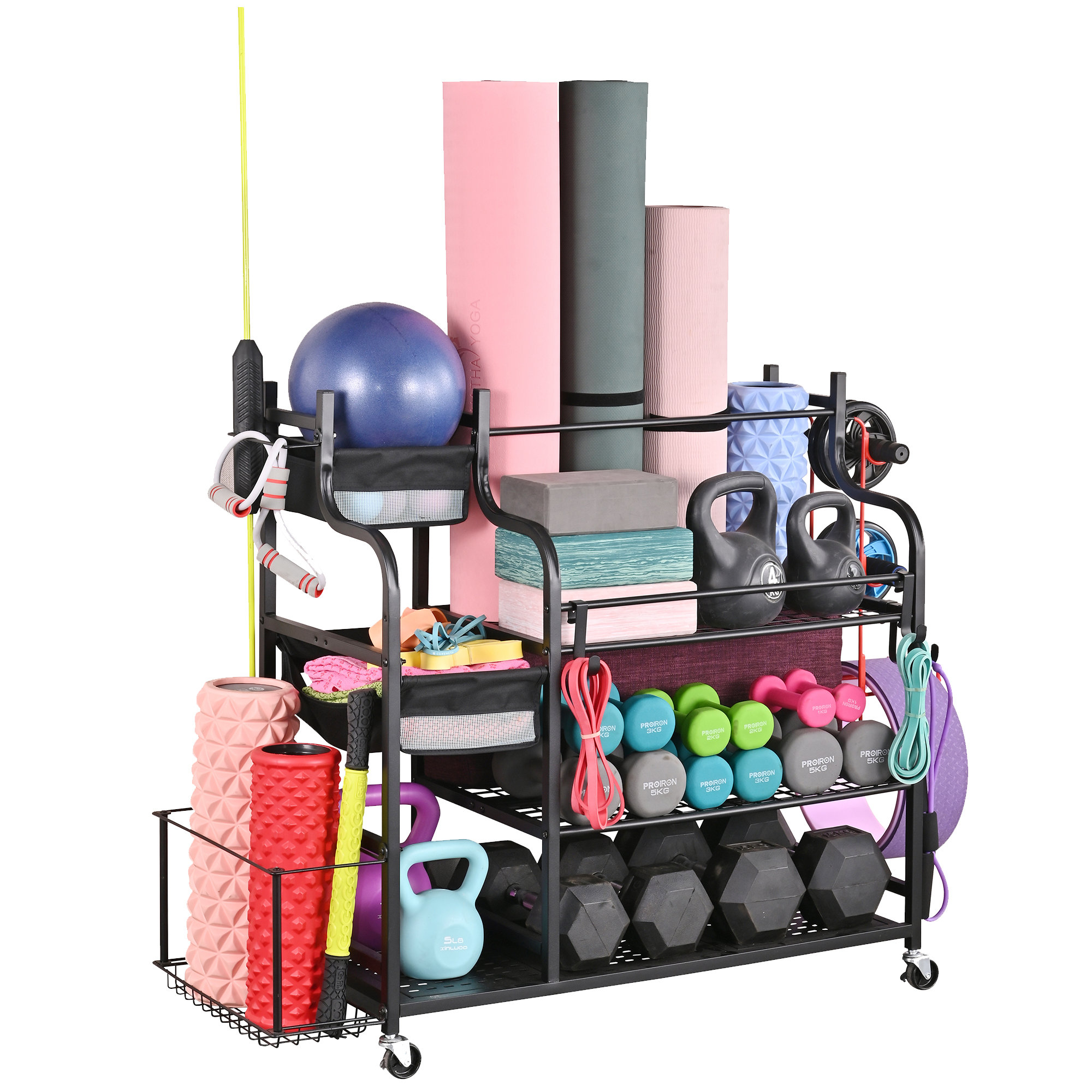 WFX Utility™ Cliffo Freestanding Sports Rack | Wayfair
