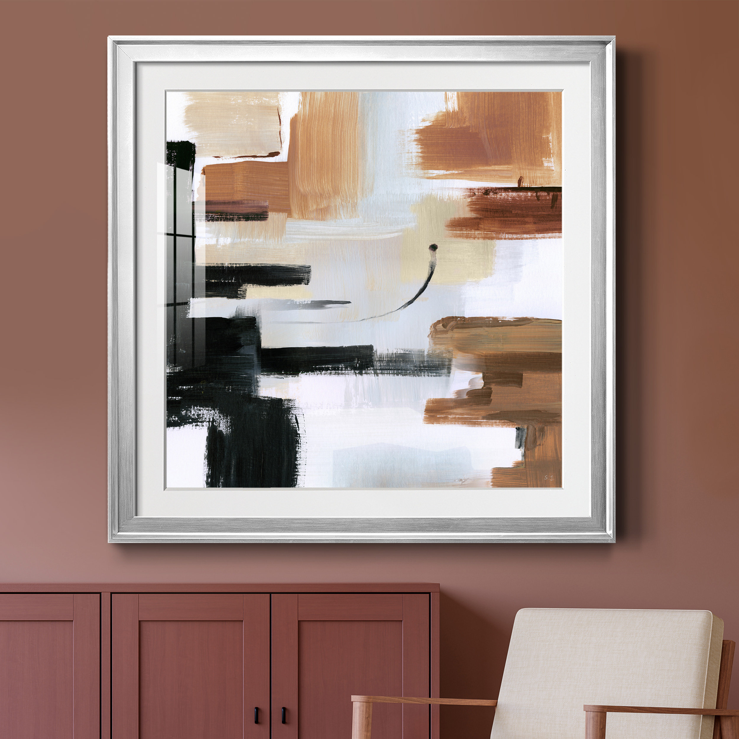 Wrought Studio Mountain Plateau - Picture Frame Painting | Wayfair