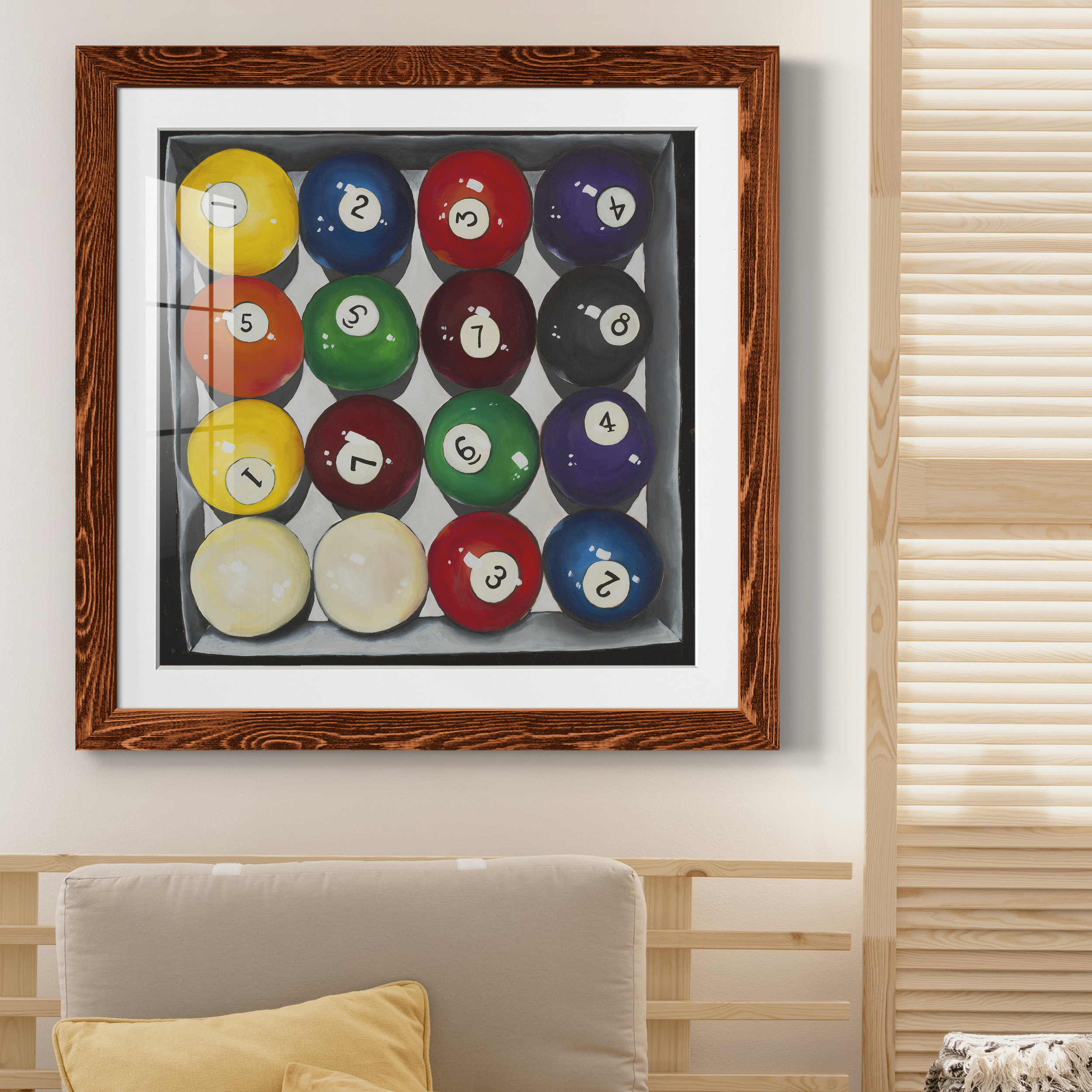 Latitude Run® Retro Billiards - Picture Frame Painting | Wayfair